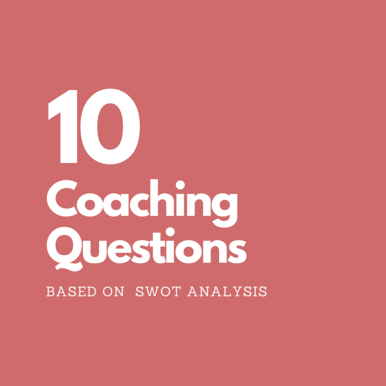 10 coaching questions based on the SWOT Analysis | British School of ...