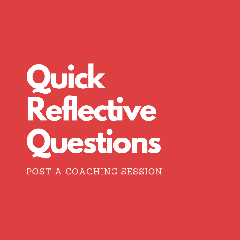 Reflective Questions Post a Coaching Session | British School of Coaching